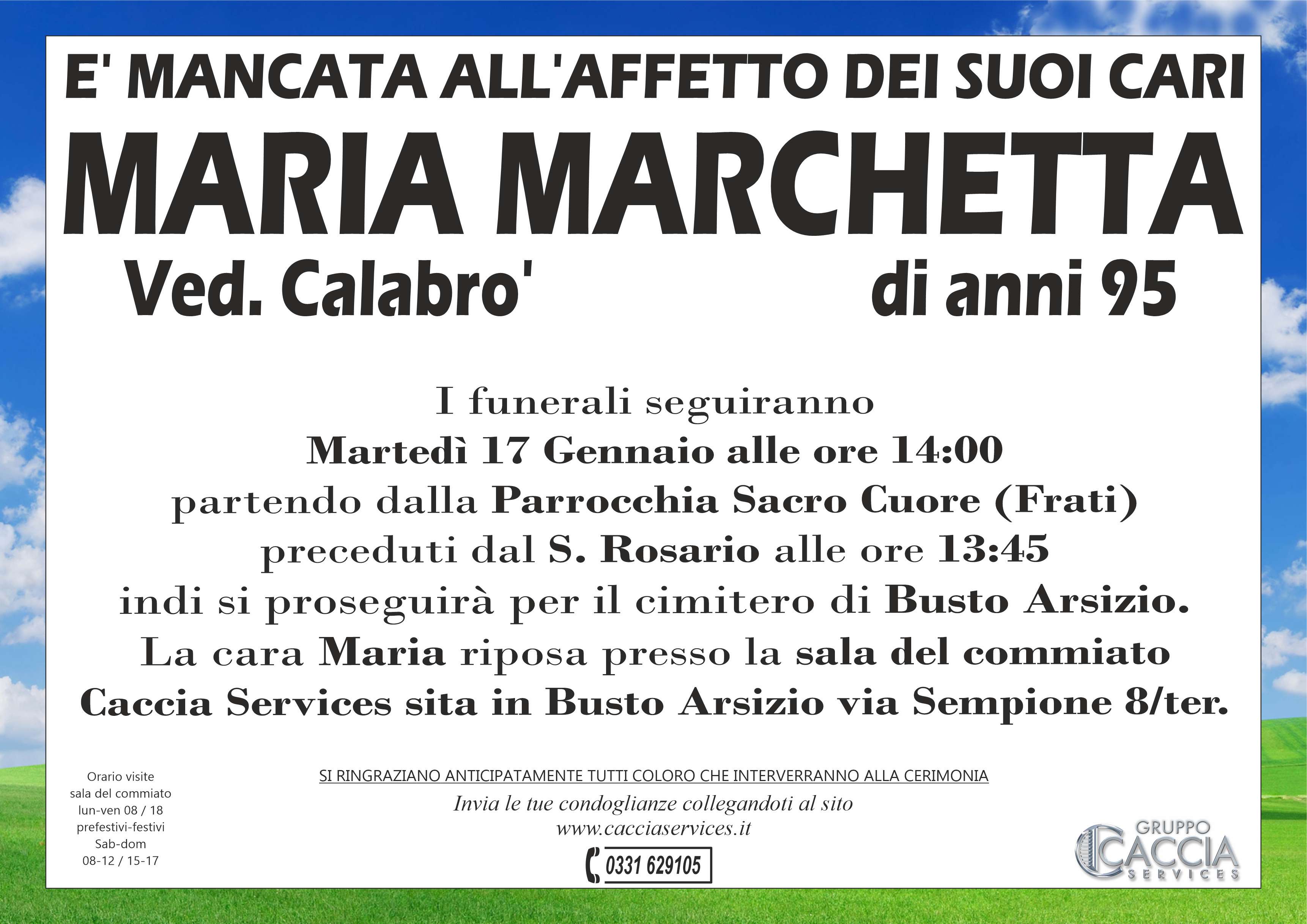 Condoglianzeonline.it il portale dedicato ai necrologi - MARCHETTA ...